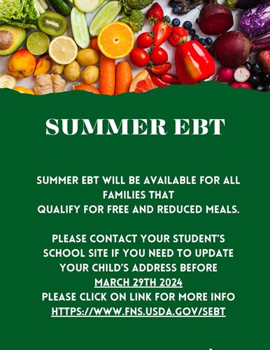 Galt Joint Union Elementary School District - Food and Nutrition Services